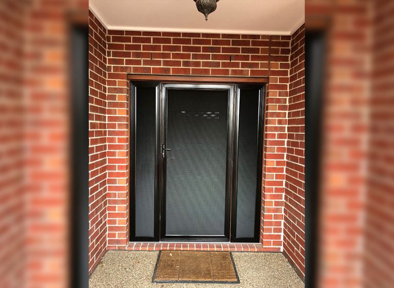 Security One-Way Mesh Door Hinged/Sliding Custom Size Available - Security screen, flyscreen ...